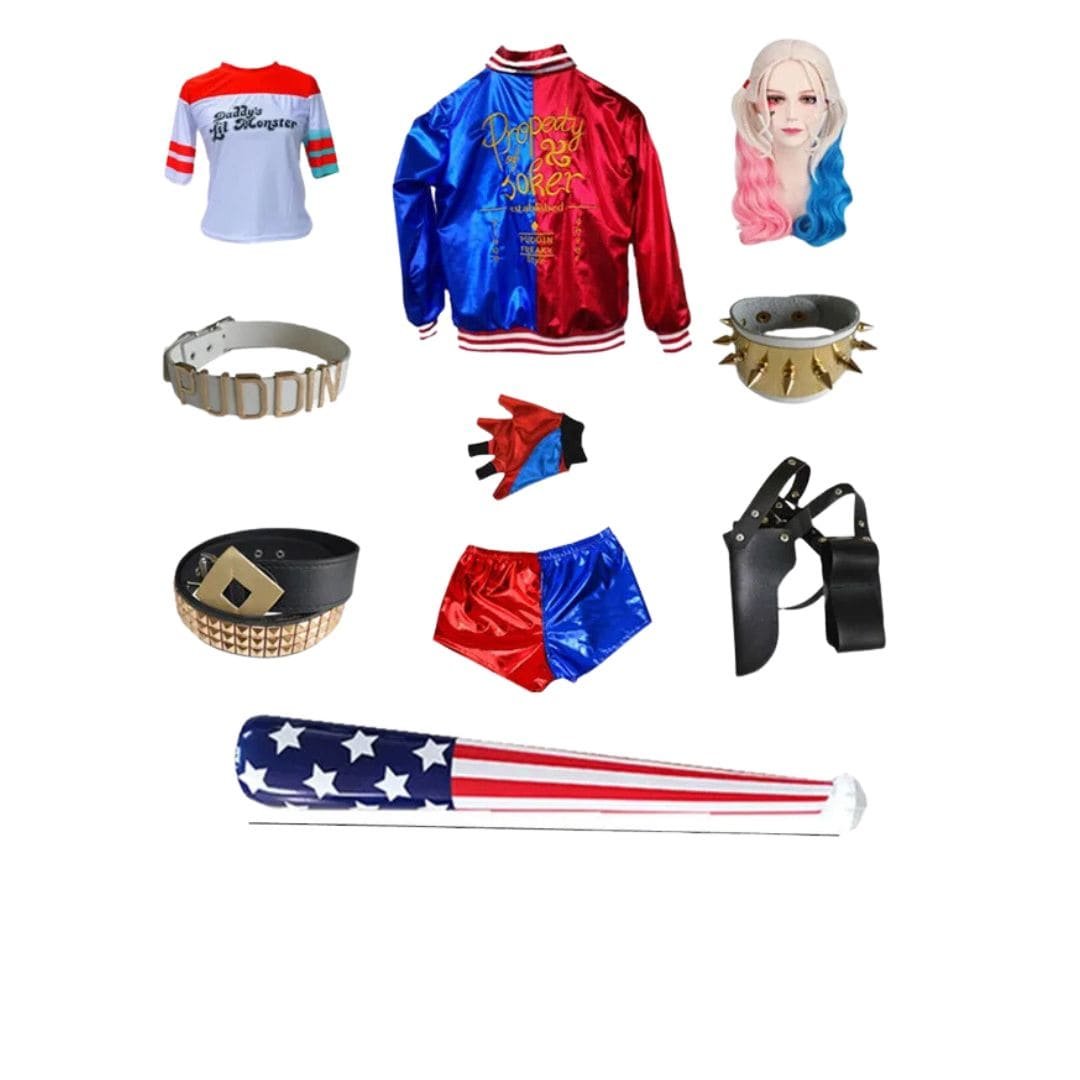 Kids’ Red and Blue Jacket Costume Set – Multiple Piece Variants – Leela ...