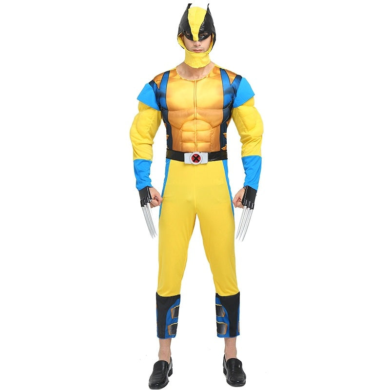 Wolverine Adult Muscle Costume Game Outfit – Leela Rituals
